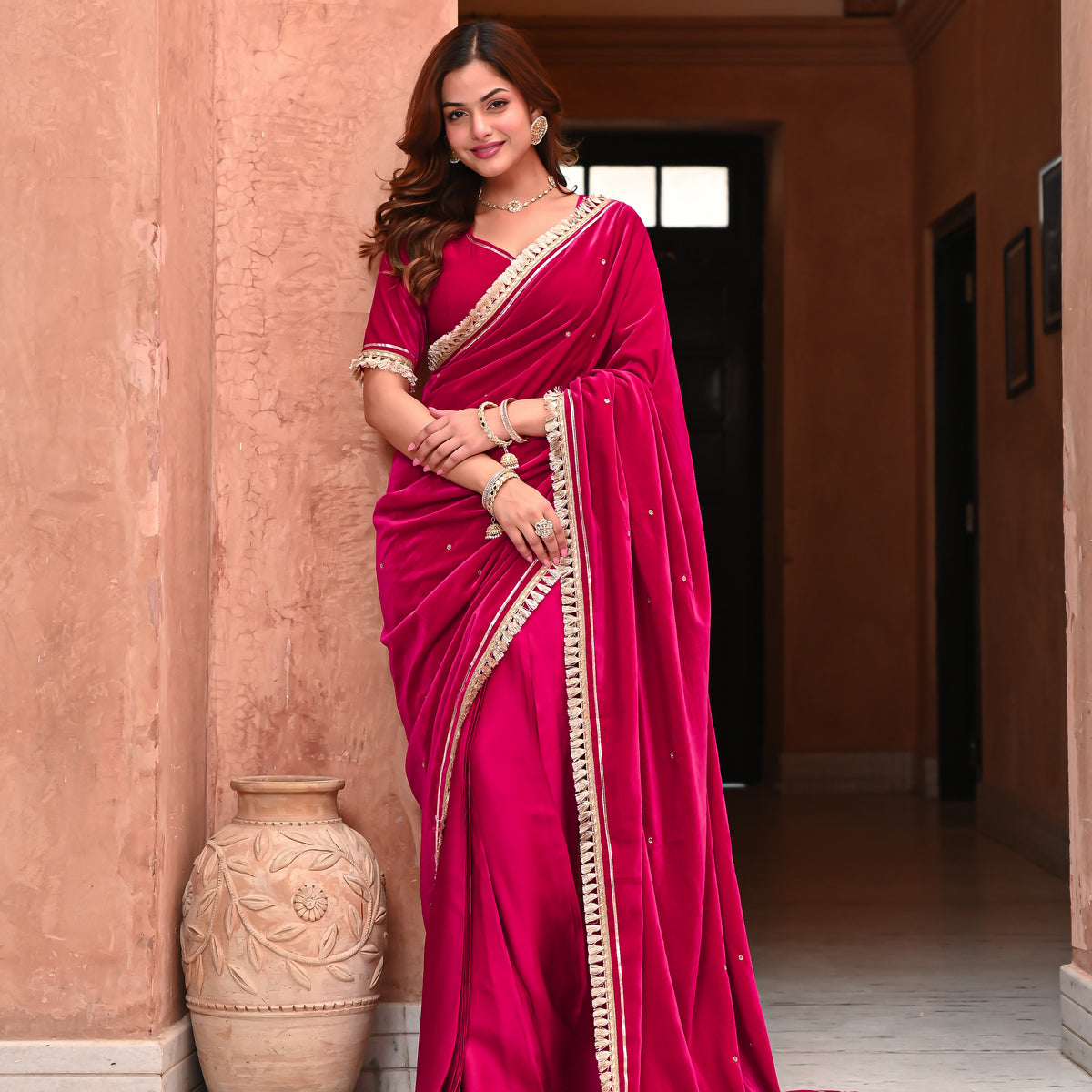 VARNIKA DRAPE SAREE – UrbanStree